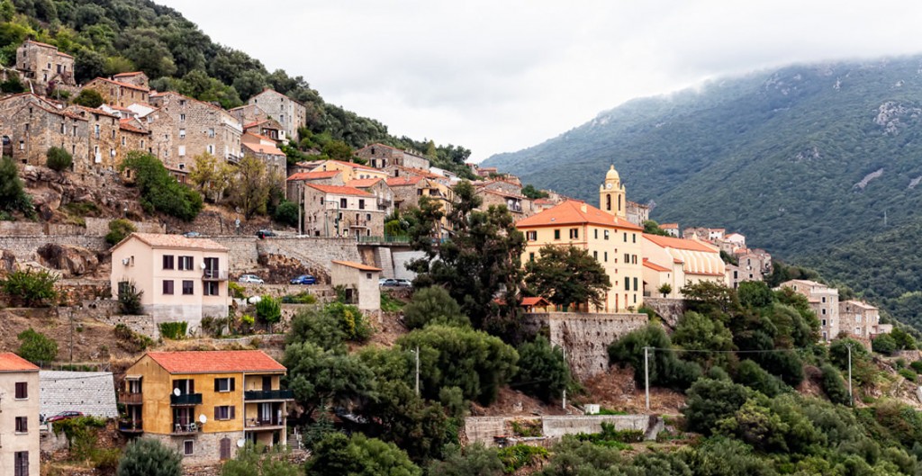 Olmeto, met een prachtig uitzicht over de Golf van Valinco